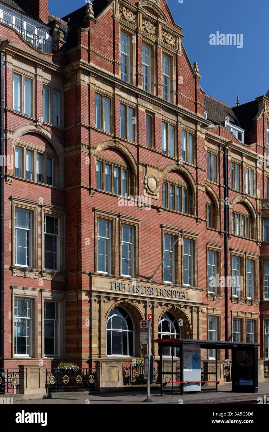 LONDON, UK - MARCH 19, 2025: Exterior view of the Lister Hospital in ...