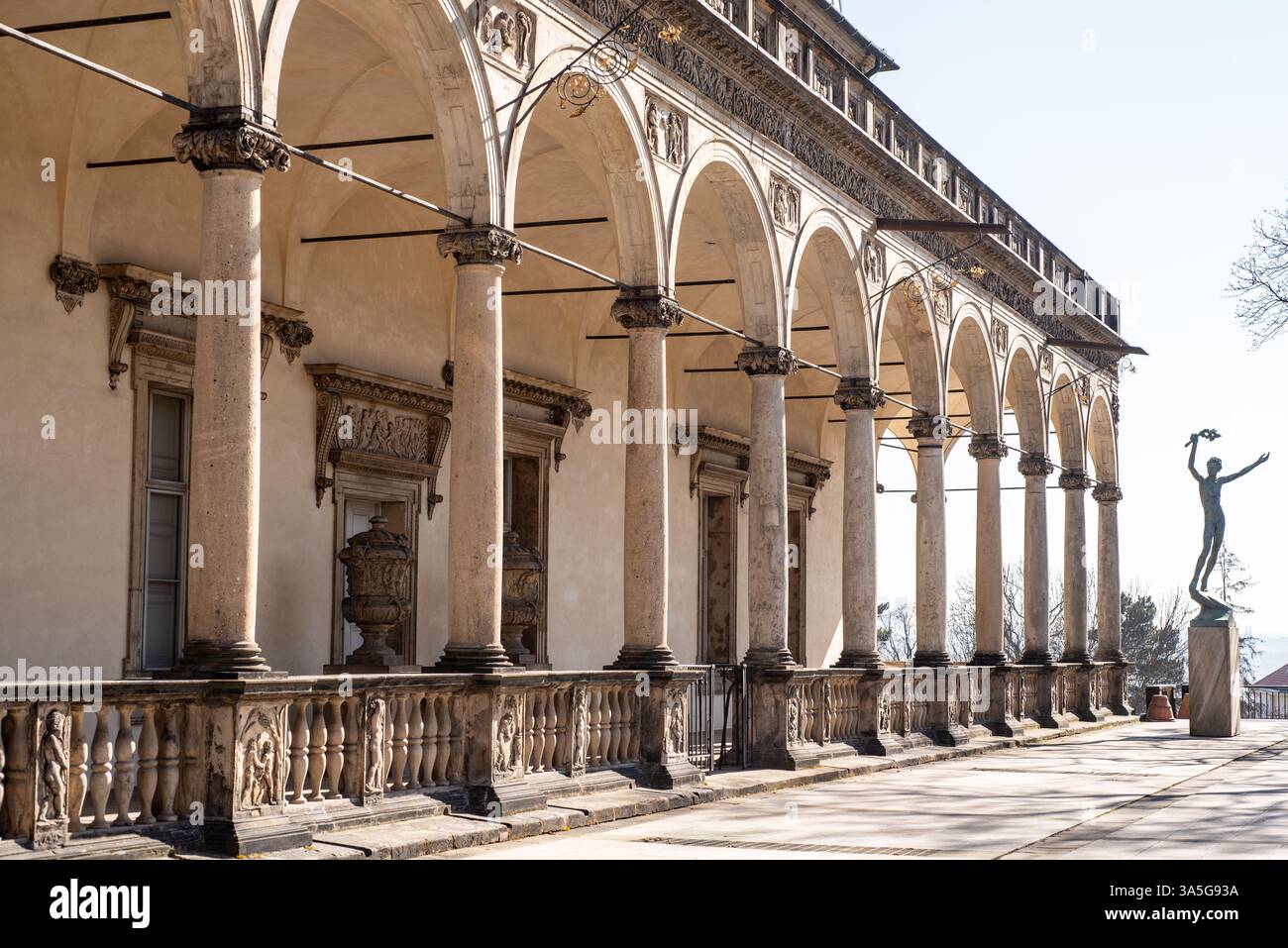 Summer Palace of Queen Anne, Renaissance villa Belvedere in the Royal ...