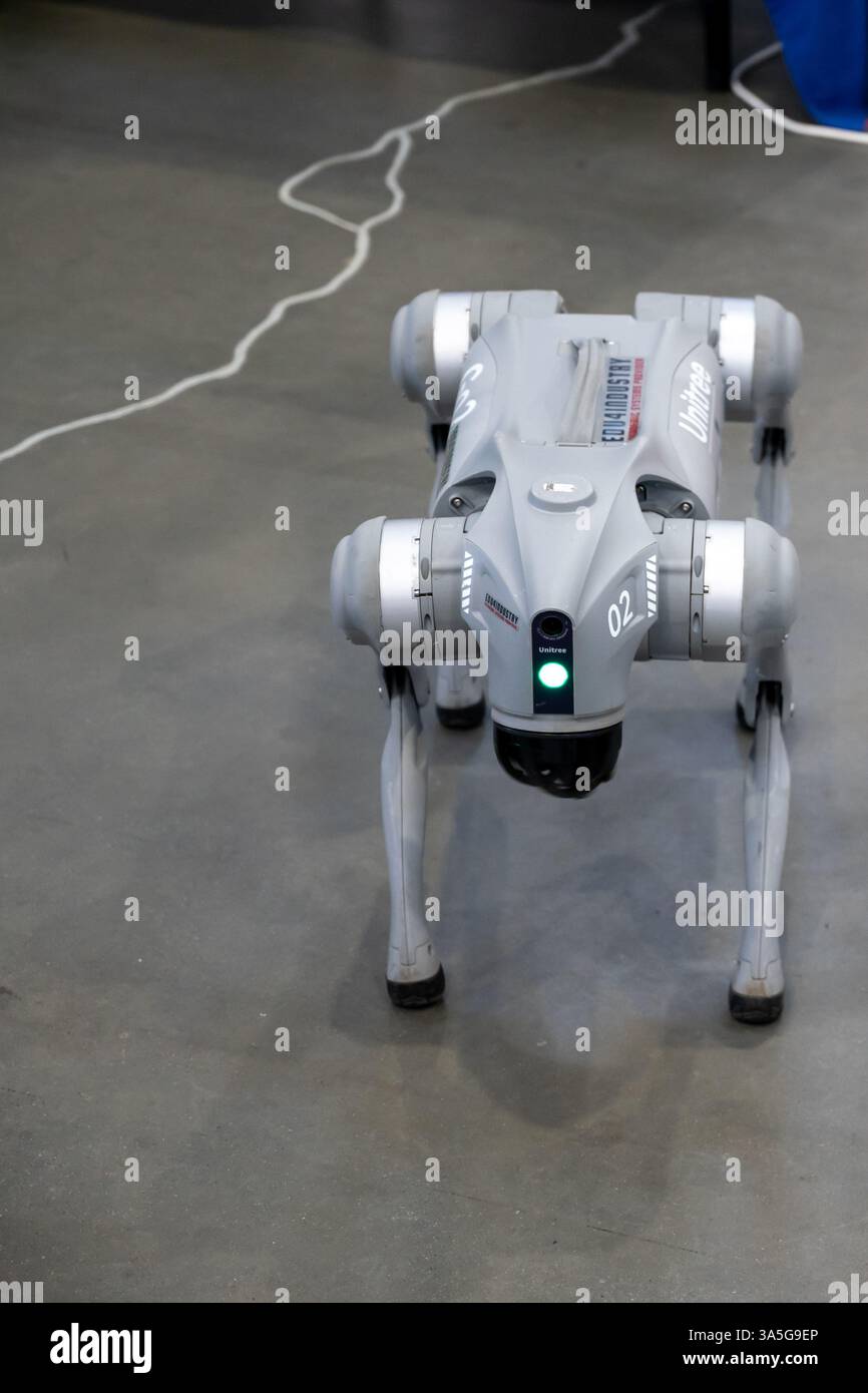 Lublin, Poland, 20 March 2024 GO2 edu4industry intelligent walking ...