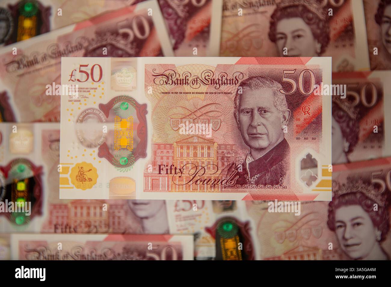 British banknote king charles hi-res stock photography and images - Alamy