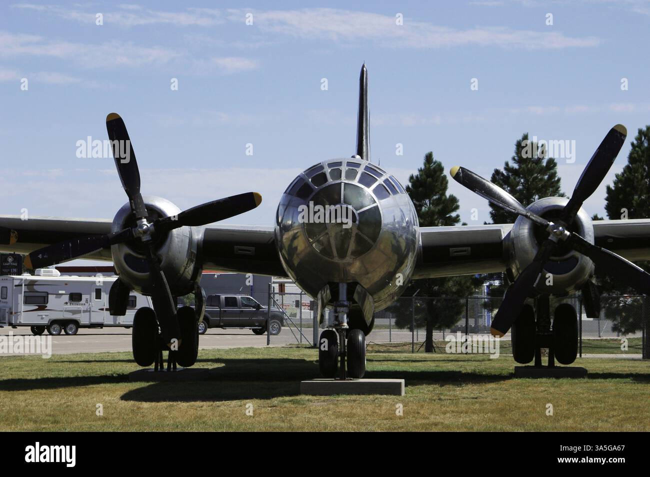 Boeing B-29 Superfortress. U.S. four-engine propeller-driven heavy ...