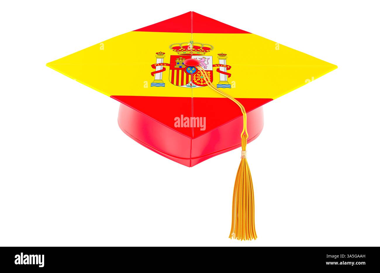 Graduation cap spanish flag hi-res stock photography and images - Alamy