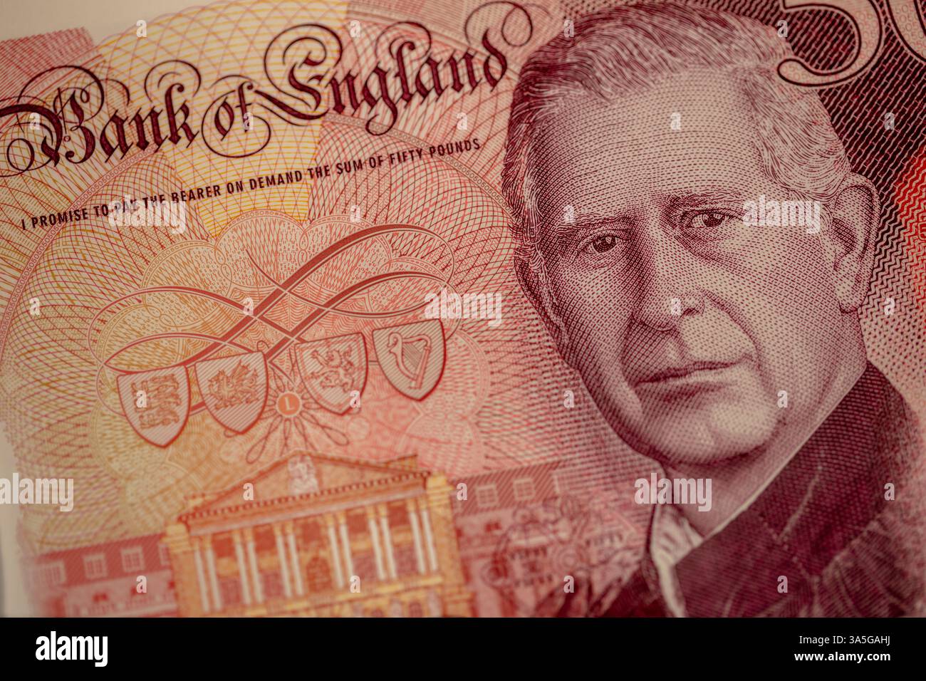 New british currency notes king charles hi-res stock photography and ...