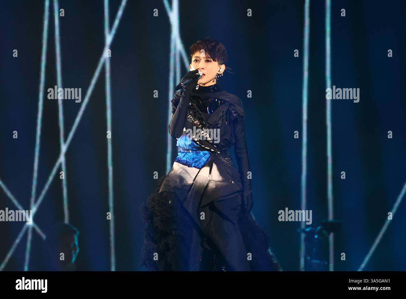 TAIPEI, CHINA - MARCH 22, 2025 - Malaysian female singer Penny Tai ...