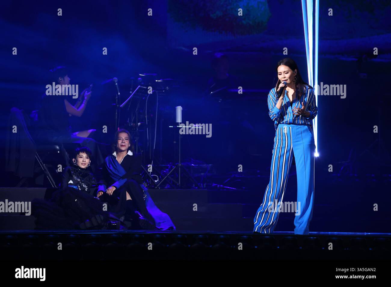 TAIPEI, CHINA - MARCH 22, 2025 - Malaysian female singer Penny Tai ...