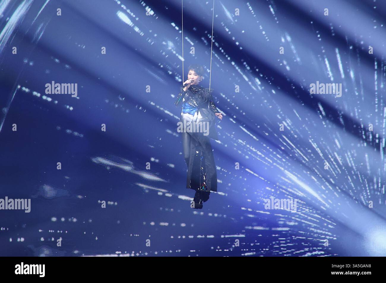 TAIPEI, CHINA - MARCH 22, 2025 - Malaysian female singer Penny Tai ...