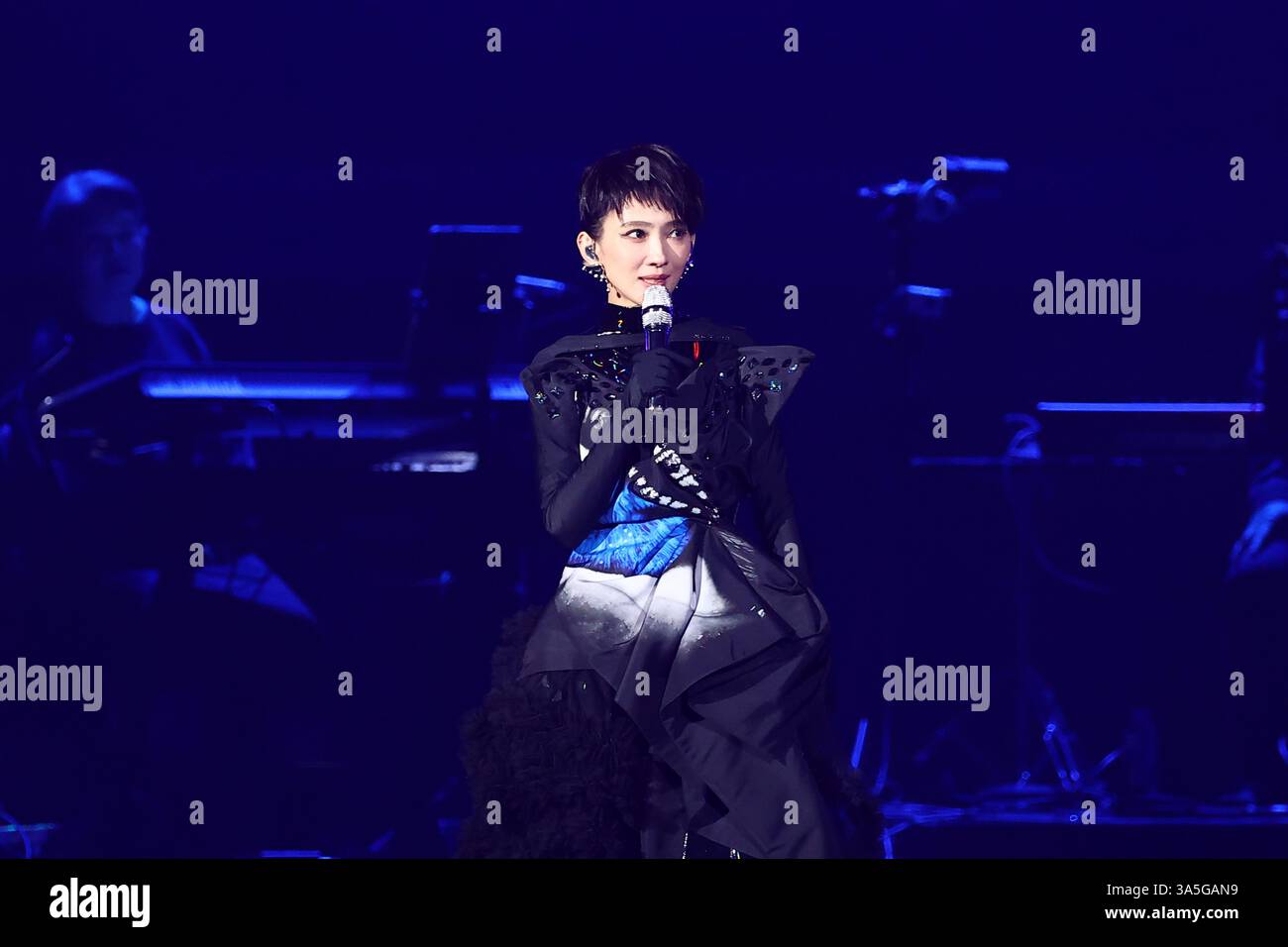 TAIPEI, CHINA - MARCH 22, 2025 - Malaysian female singer Penny Tai ...