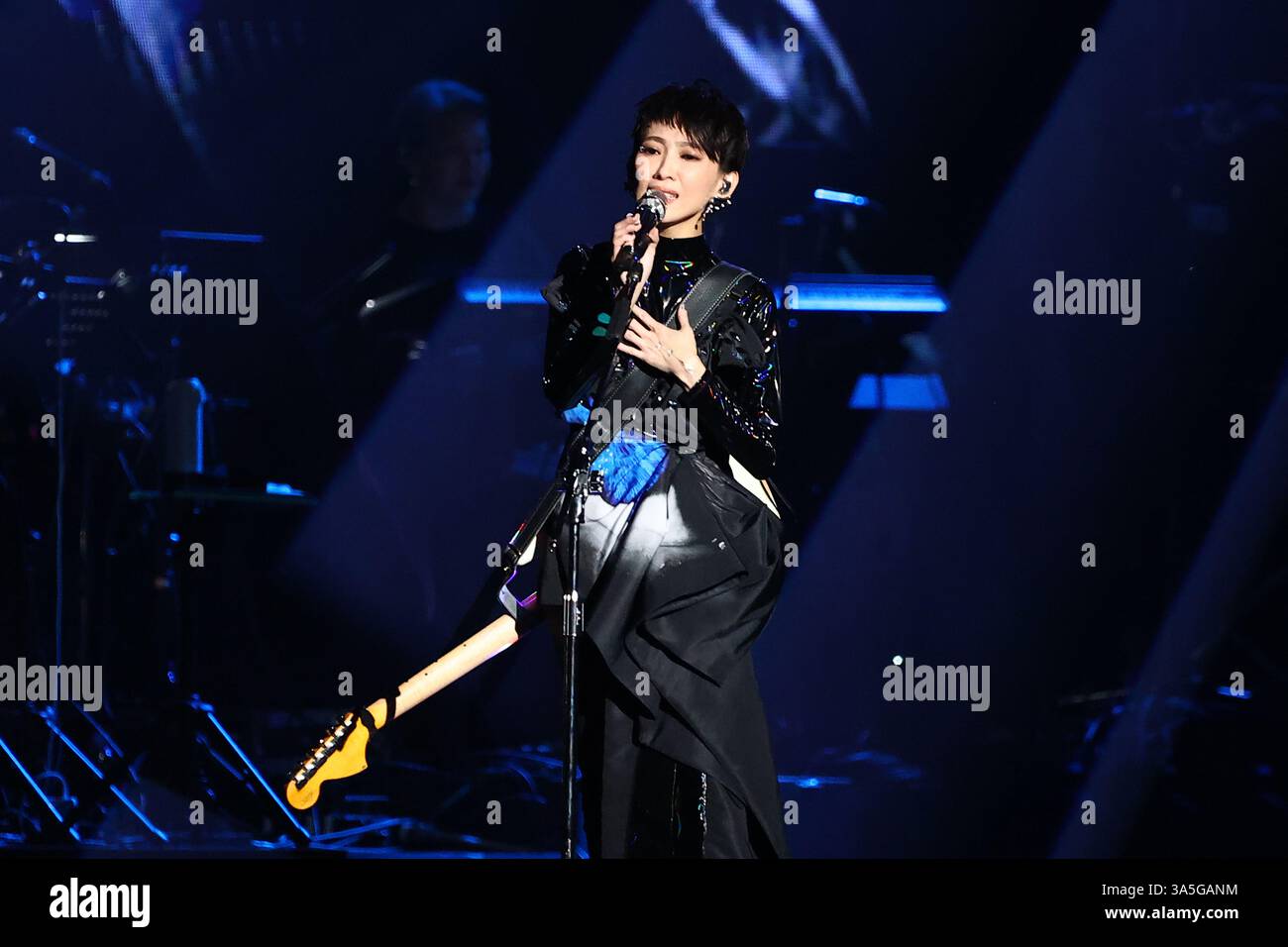 TAIPEI, CHINA - MARCH 22, 2025 - Malaysian female singer Penny Tai ...