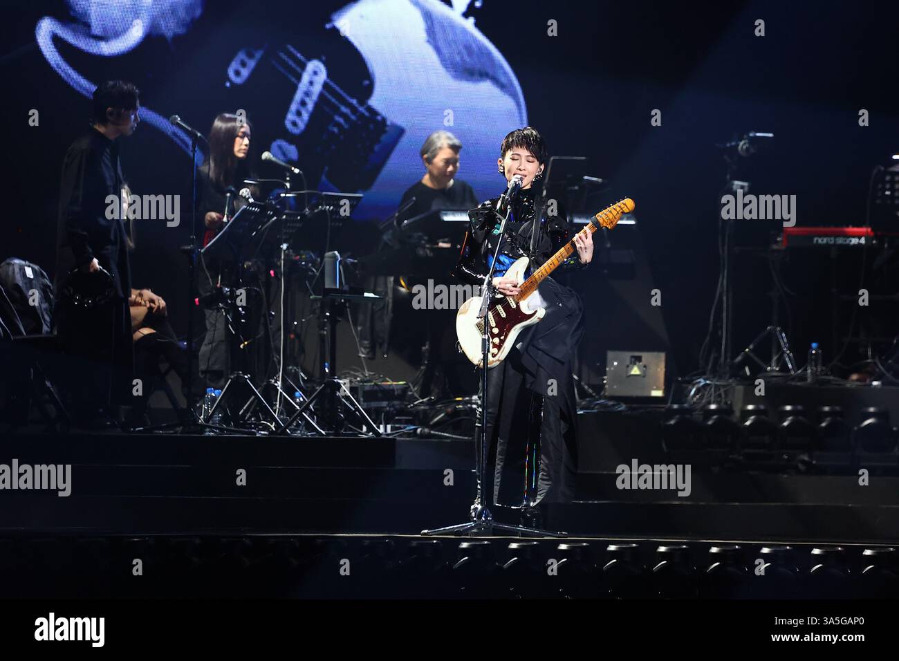 TAIPEI, CHINA - MARCH 22, 2025 - Malaysian female singer Penny Tai ...