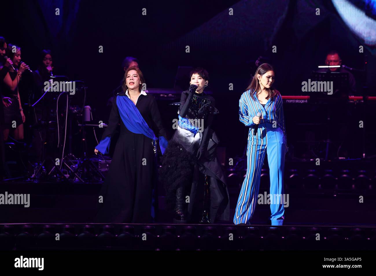 TAIPEI, CHINA - MARCH 22, 2025 - Malaysian female singer Penny Tai ...