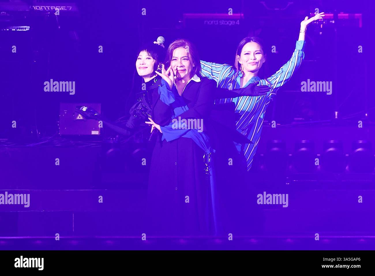 TAIPEI, CHINA - MARCH 22, 2025 - Malaysian female singer Penny Tai ...