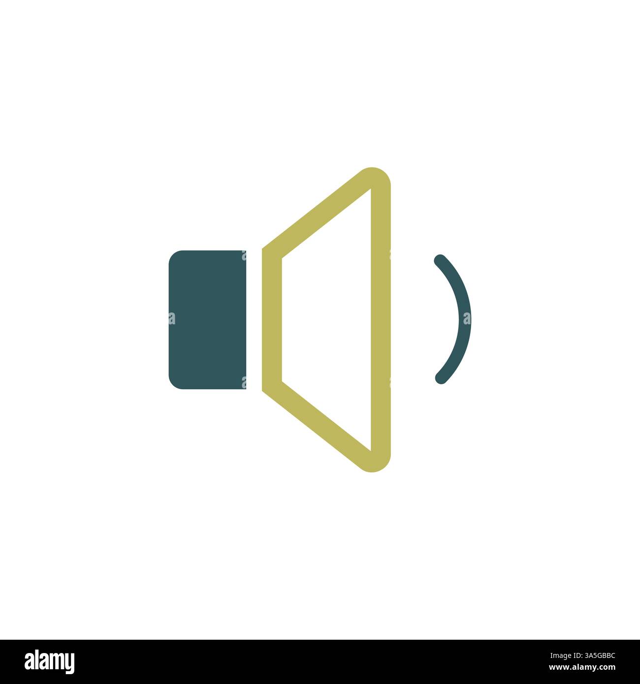 Minimum volume sound music vector icon. Graph symbol for music and ...