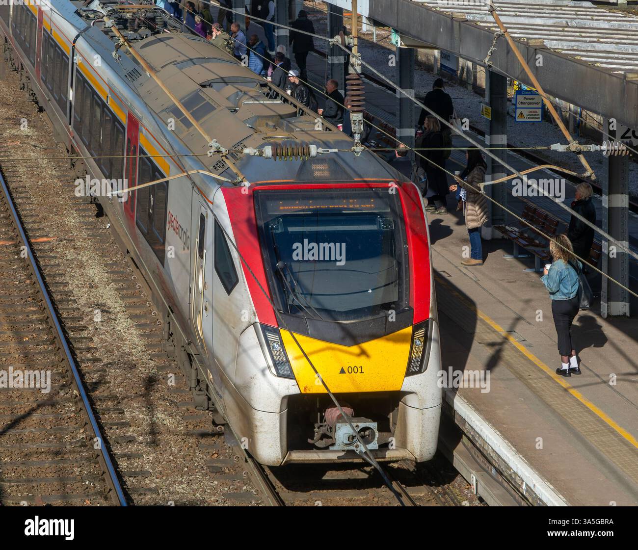 Greater Anglia, British Rail Class Stadler 755 bi-modal multiple unit ...