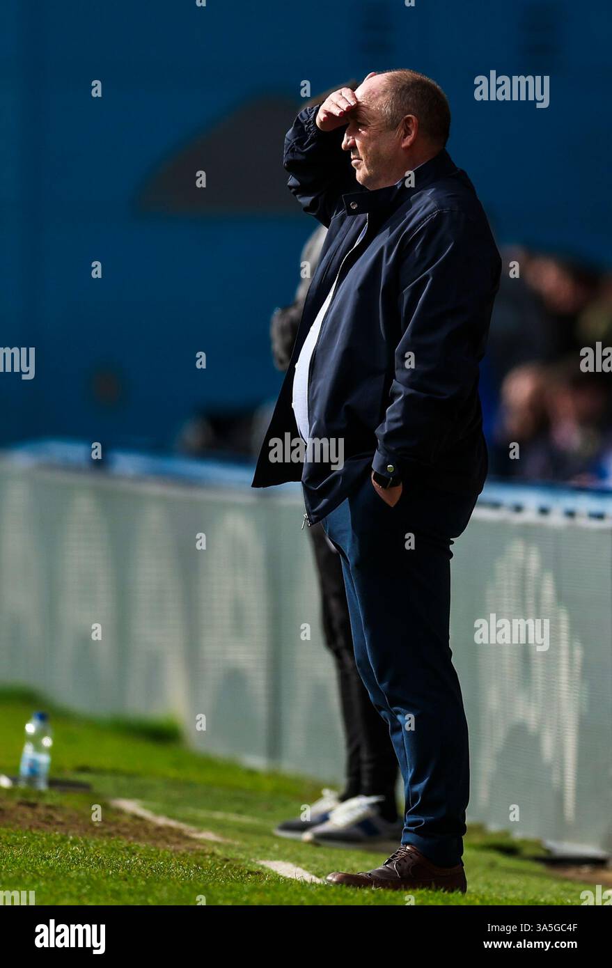 Gillingham manager John Coleman on the touchline during the Sky Bet ...