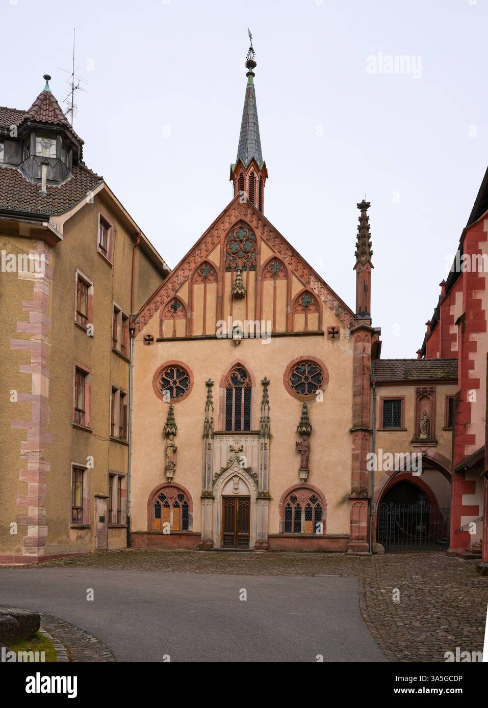 The prince‘s chapel in the courtyard of the Lichtental monastery. Baden ...