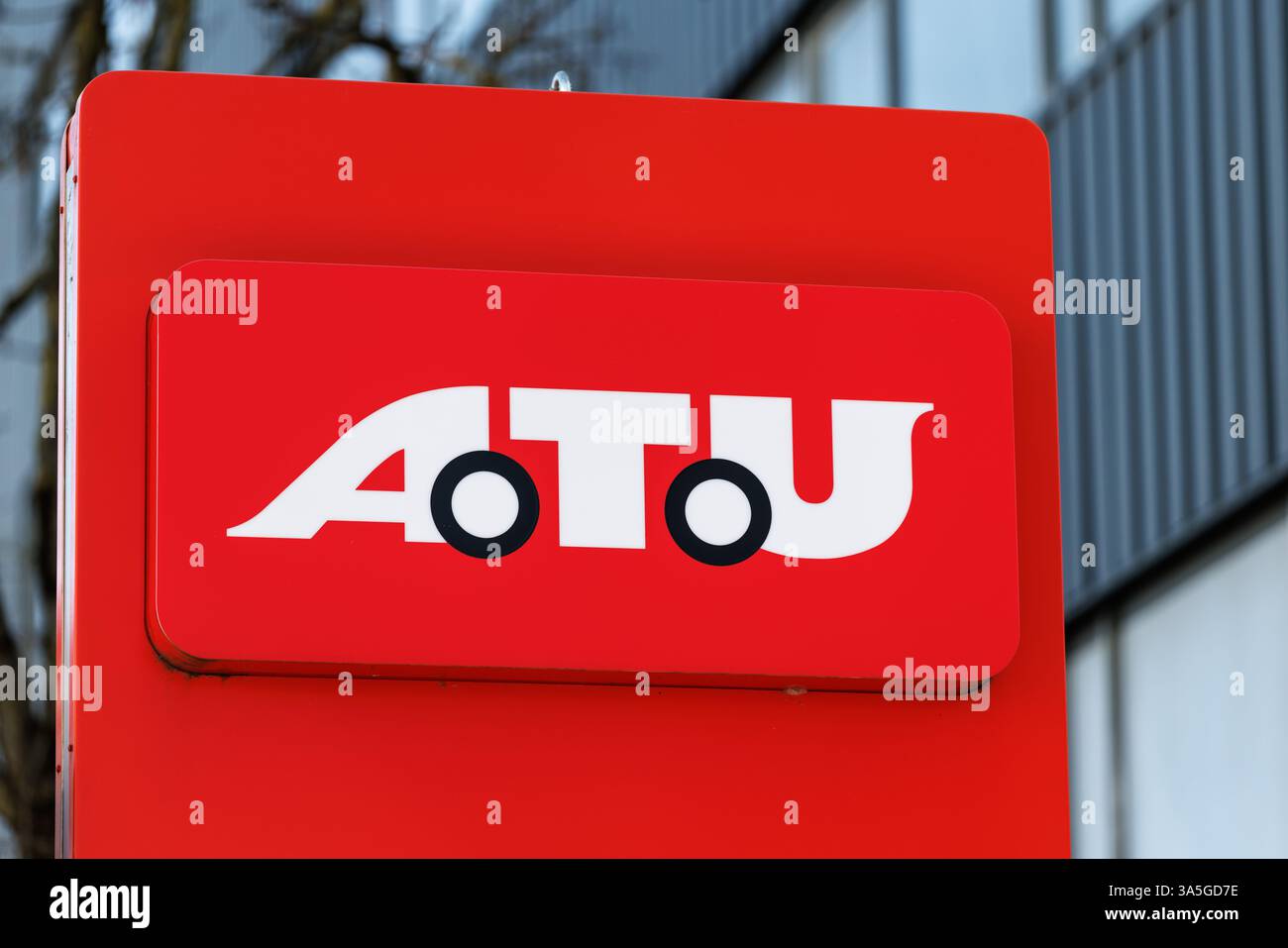 Munich, Germany. 20th Mar, 2025. The company logo of A.T.U Auto-Teile ...