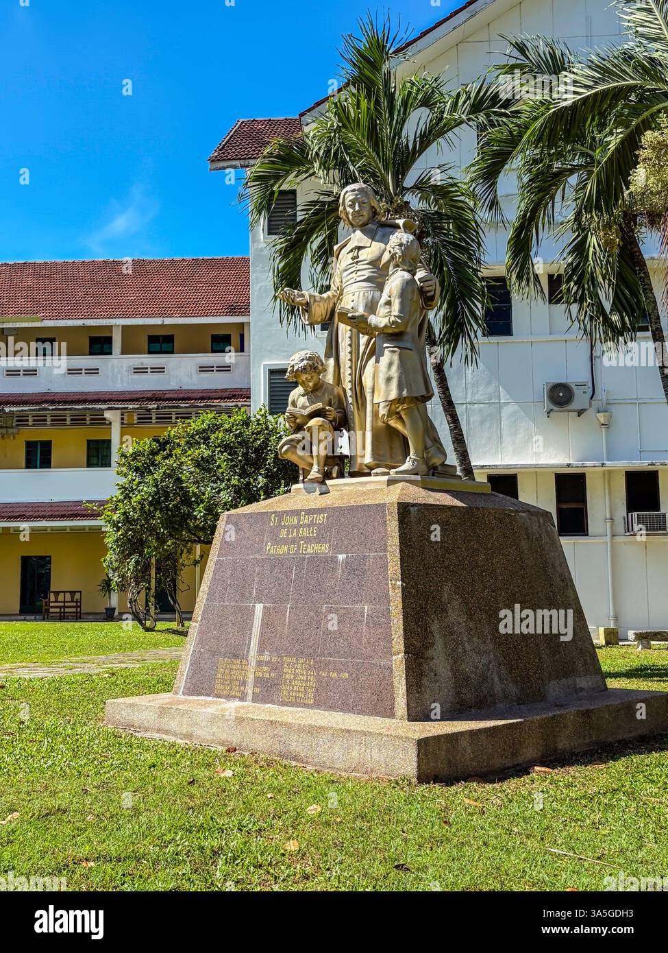 St. John Baptist de La Salle, Patron of Teachers statue in George Town ...