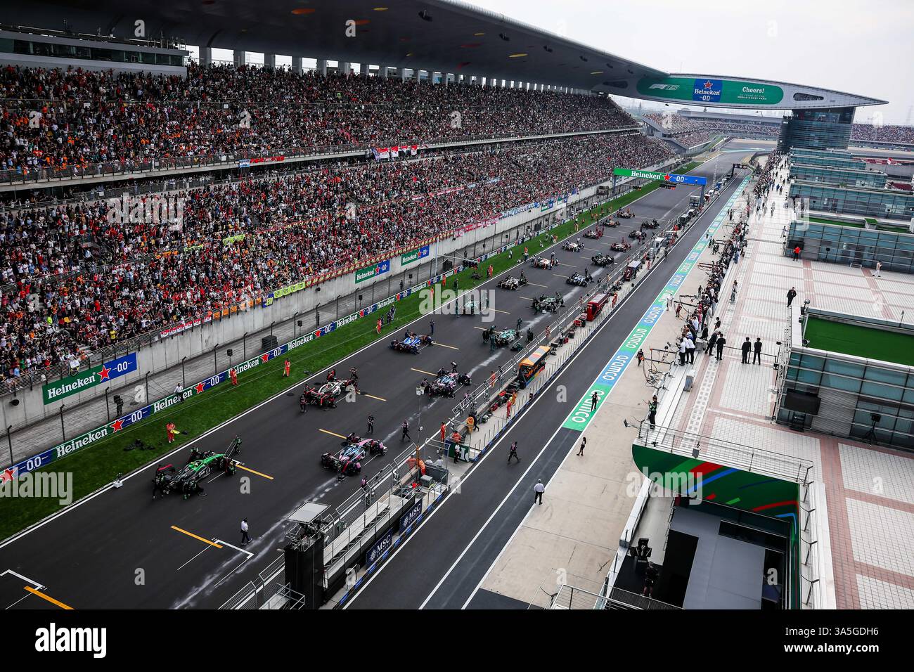 Shanghai, Chine. 23rd Mar, 2025. General view of the grid, ambience ...