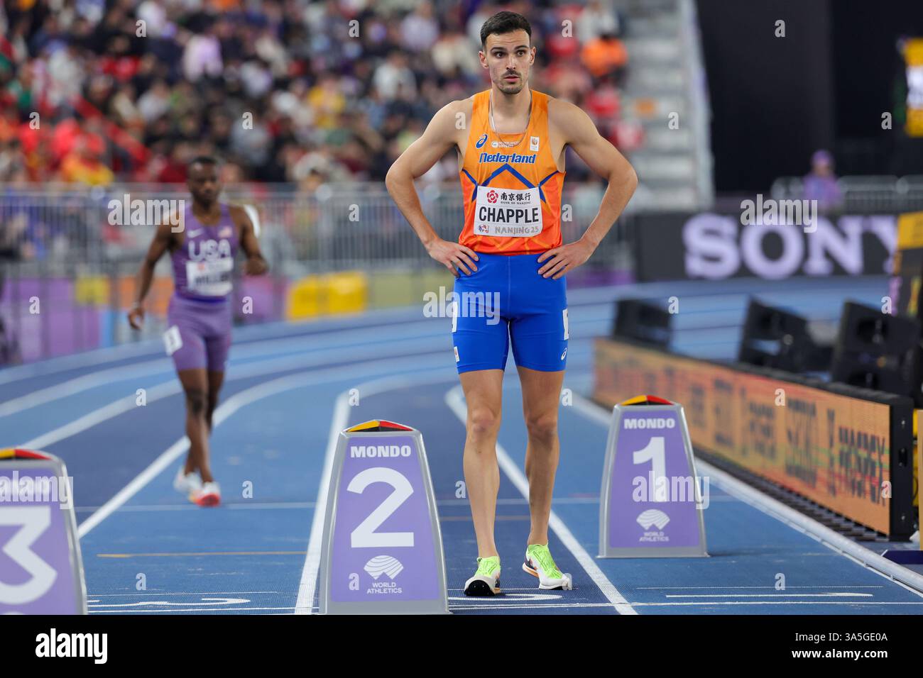 NANJING, CHINA - MARCH 23: Samuel Chapple of the Netherlands before ...