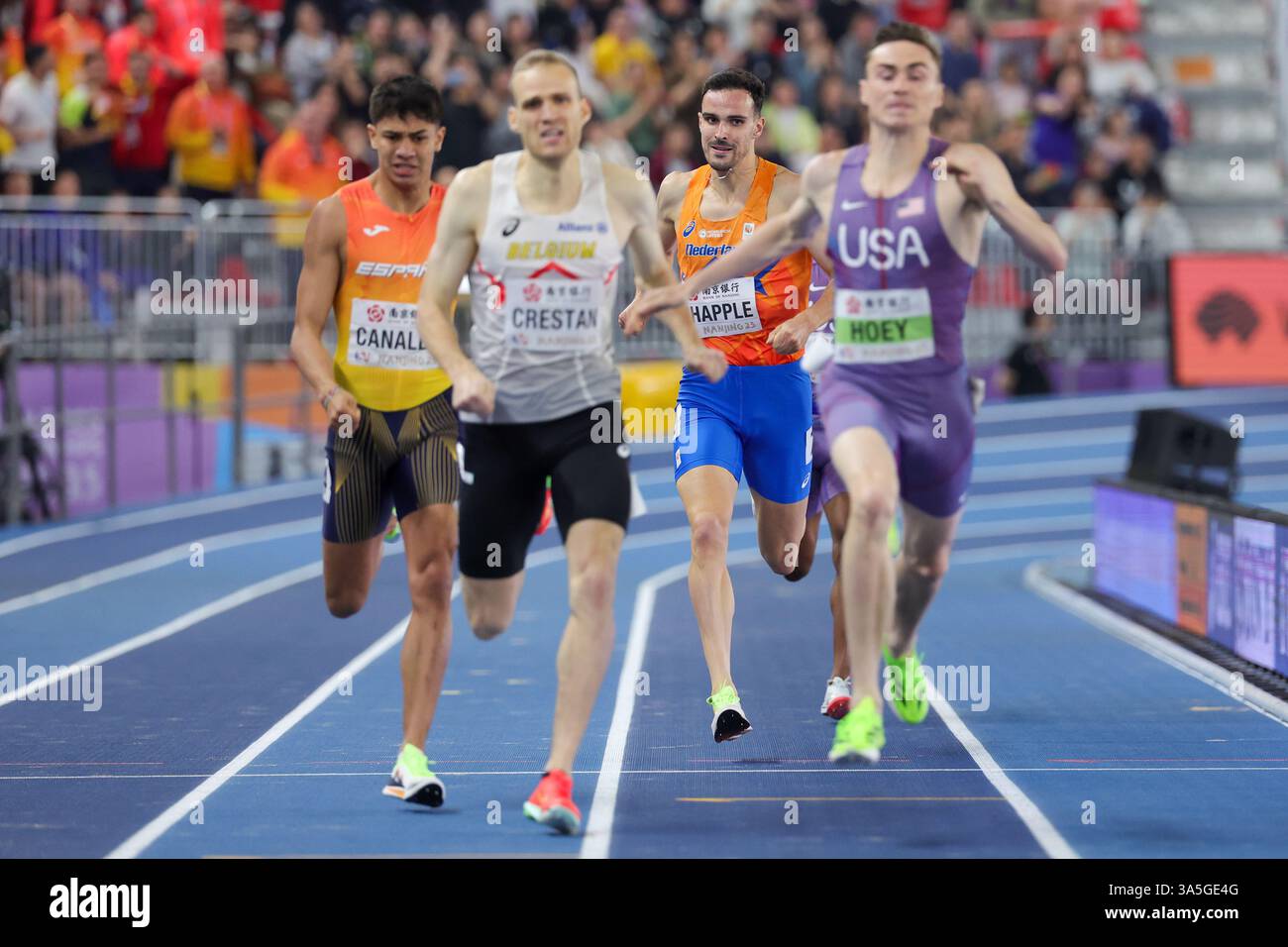 NANJING, CHINA - MARCH 23: Samuel Chapple of the Netherlands competing ...