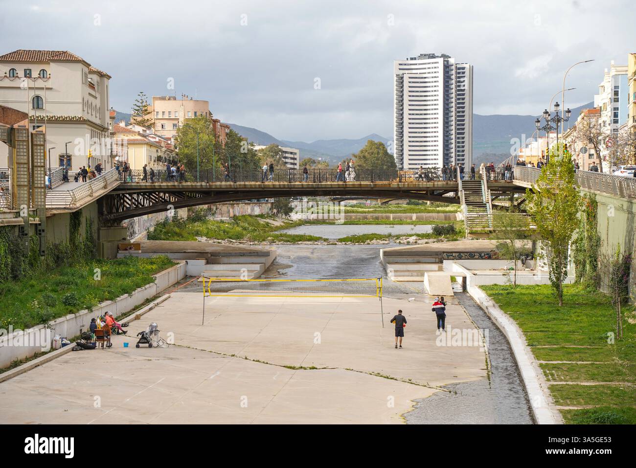 Malaga gudalmedina river hi-res stock photography and images - Alamy