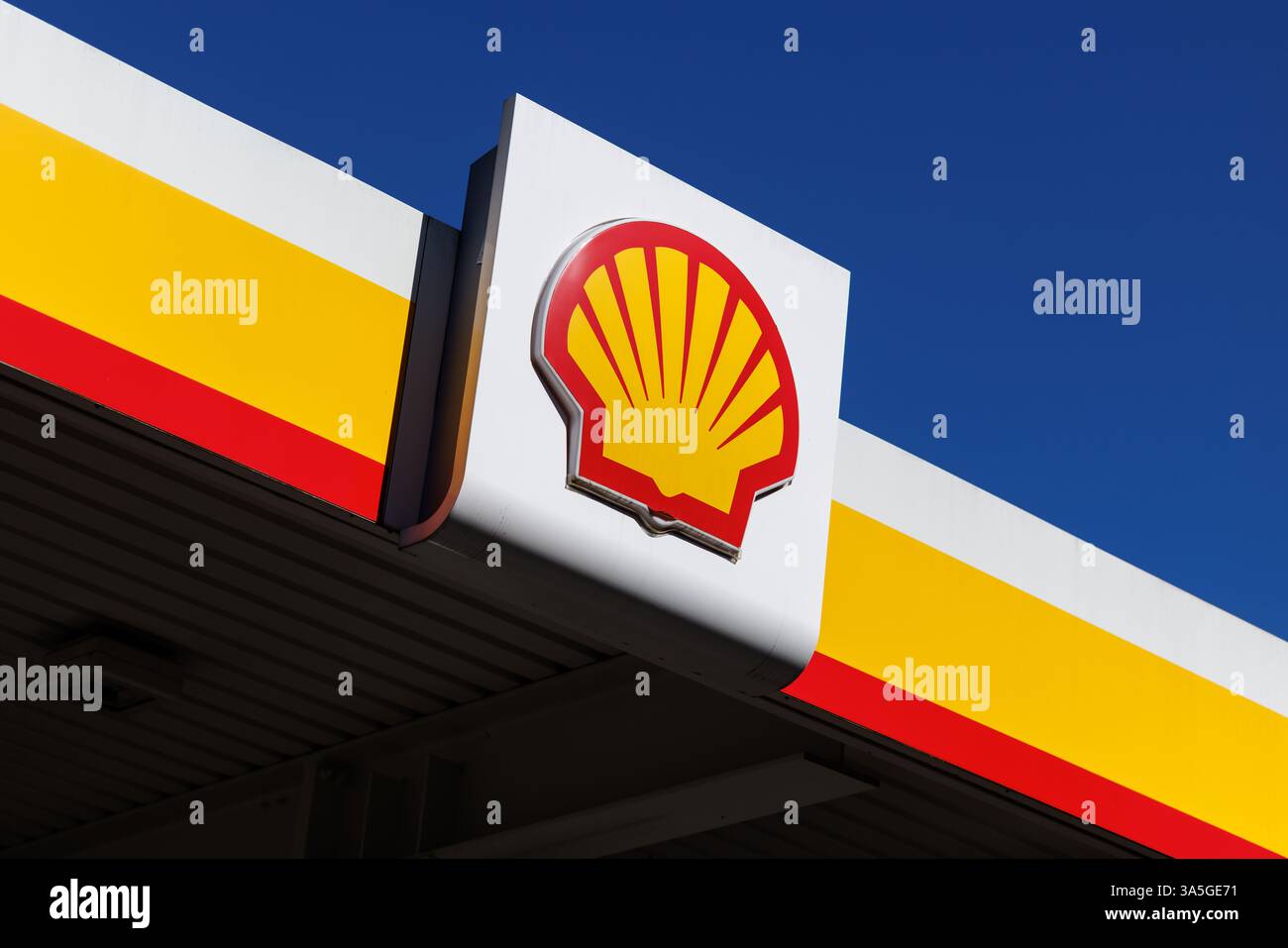 Munich, Germany. 20th Mar, 2025. The brand logo of the mineral oil and ...
