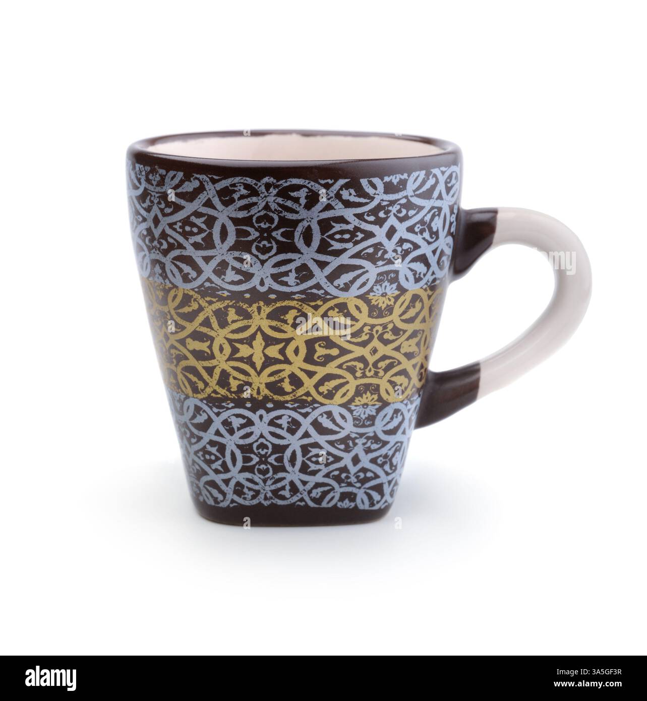 Rustic ceramic cup hot Cut Out Stock Images & Pictures - Alamy