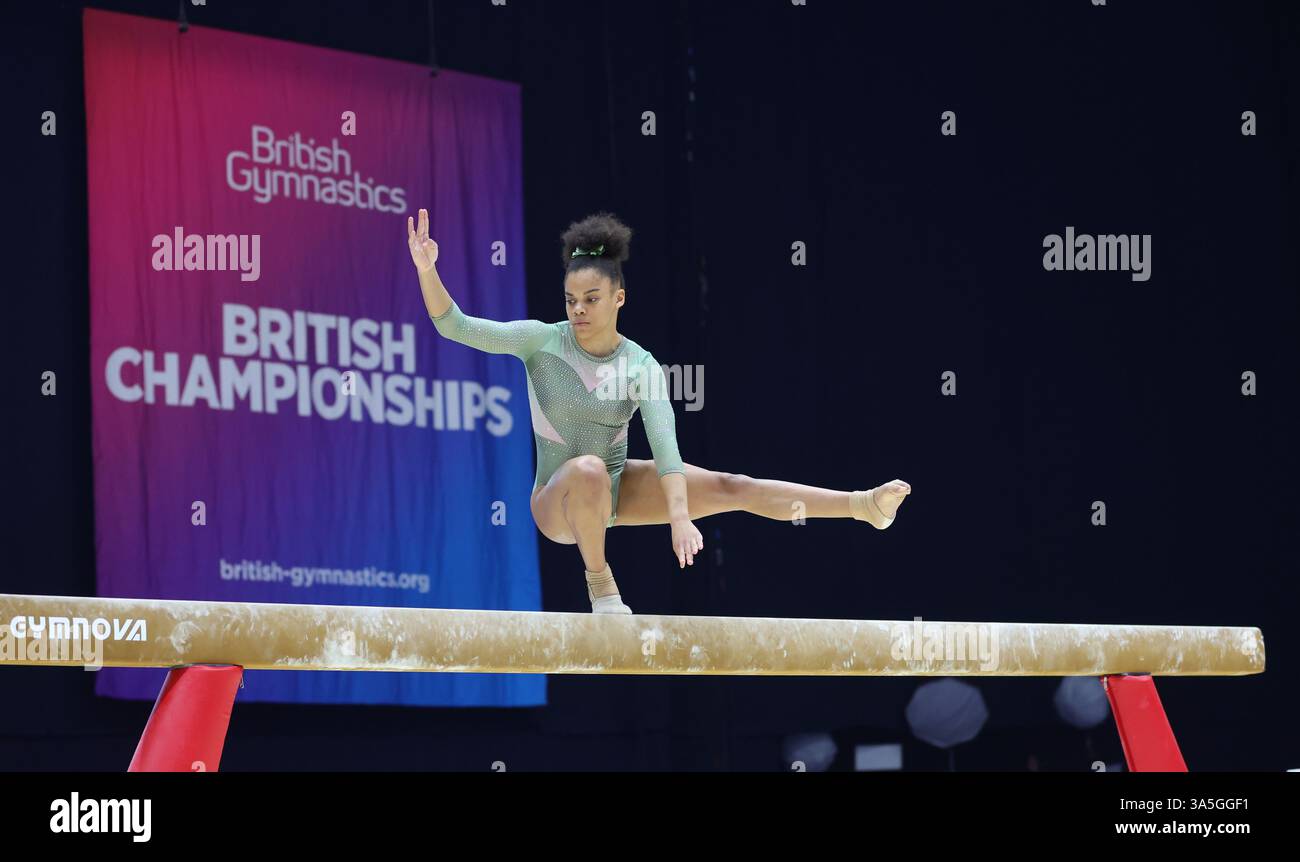 22nd March 2025, M&S Bank Arena, Liverpool, England; British Gymnastics ...