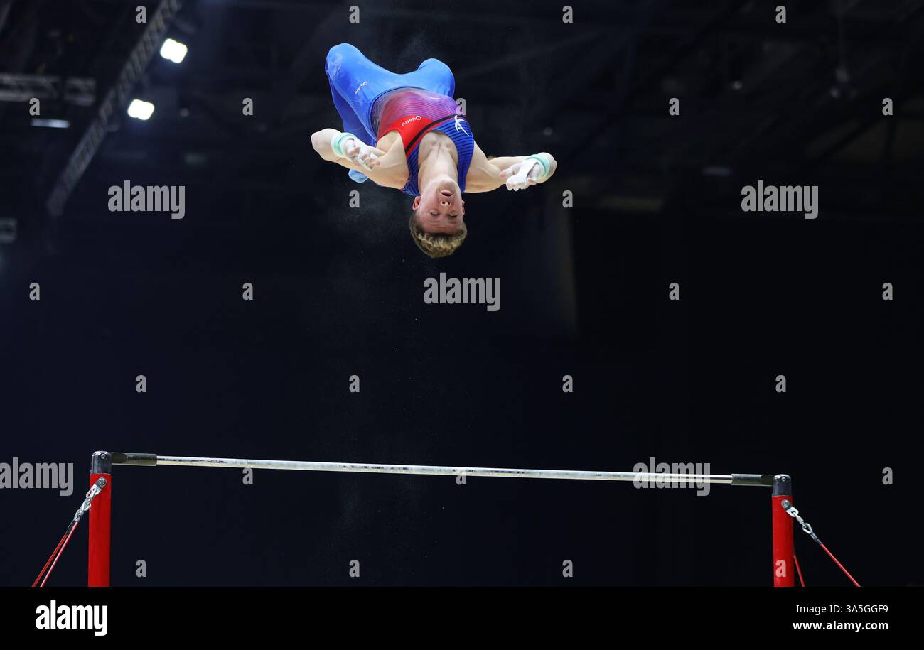 22nd March 2025, M&S Bank Arena, Liverpool, England; British Gymnastics ...