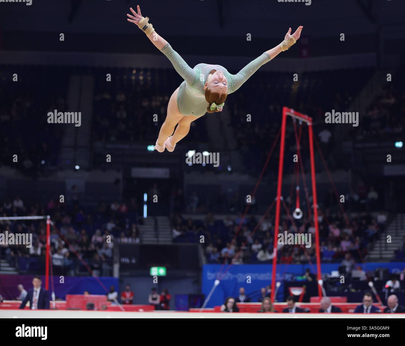 22nd March 2025, M&S Bank Arena, Liverpool, England; British Gymnastics ...