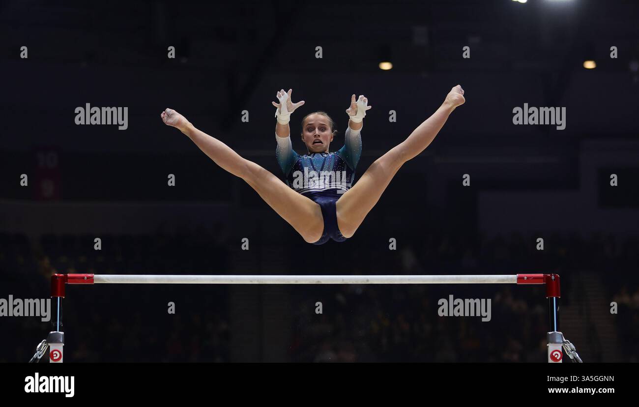 22nd March 2025, M&S Bank Arena, Liverpool, England; British Gymnastics ...