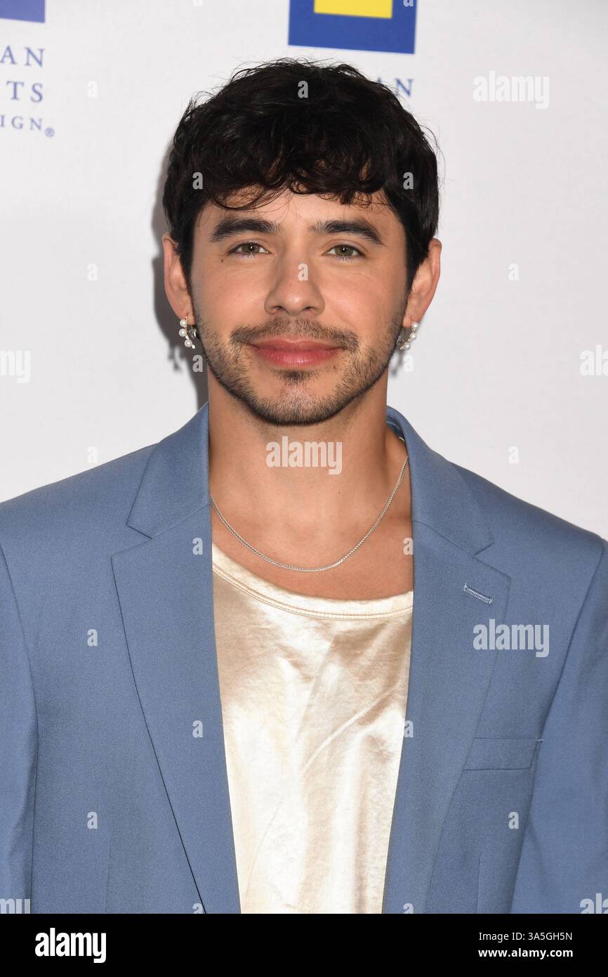 Los Angeles, Ca. 22nd Mar, 2025. David Archuleta at the Human Rights ...