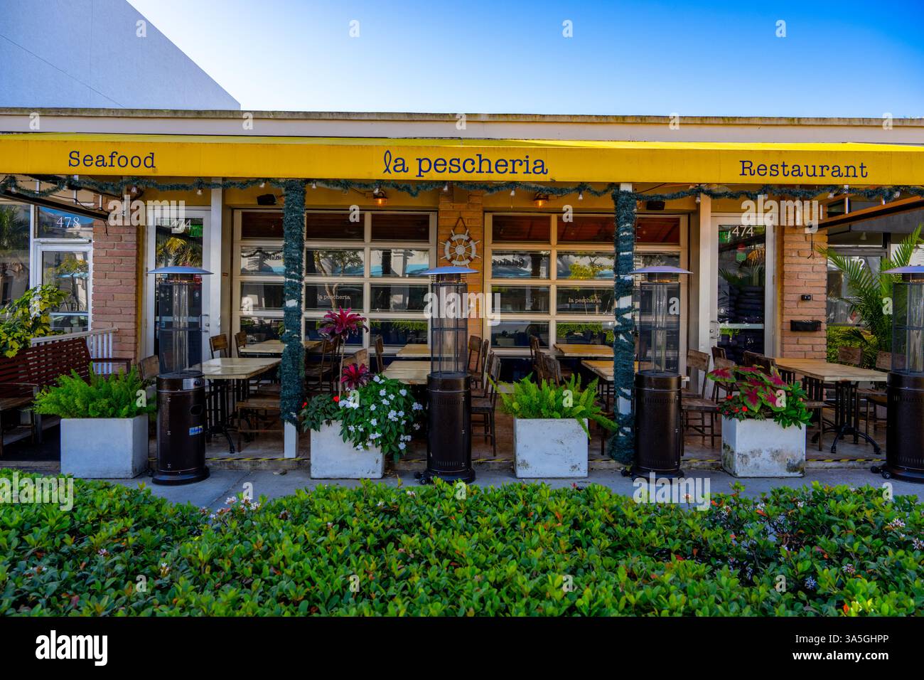 Naples, FL, USA - March 19, 2025: La Pescheria Seafood Restaurant in ...