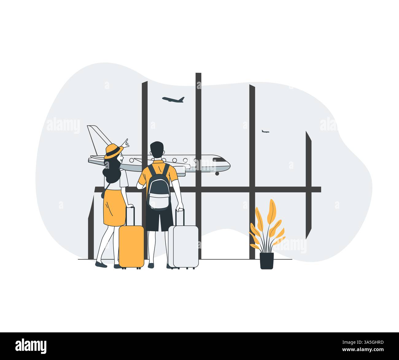 Tourism concept family holiday Stock Vector Images - Alamy