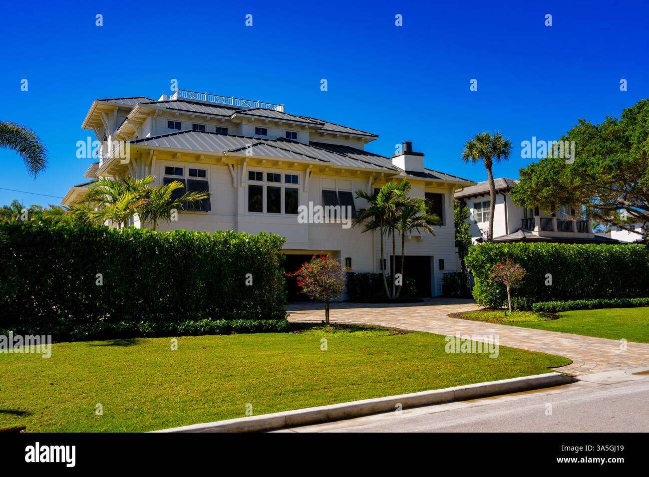 Naples, FL, USA - March 19, 2025: Ultra luxury homes Naples Florida USA ...