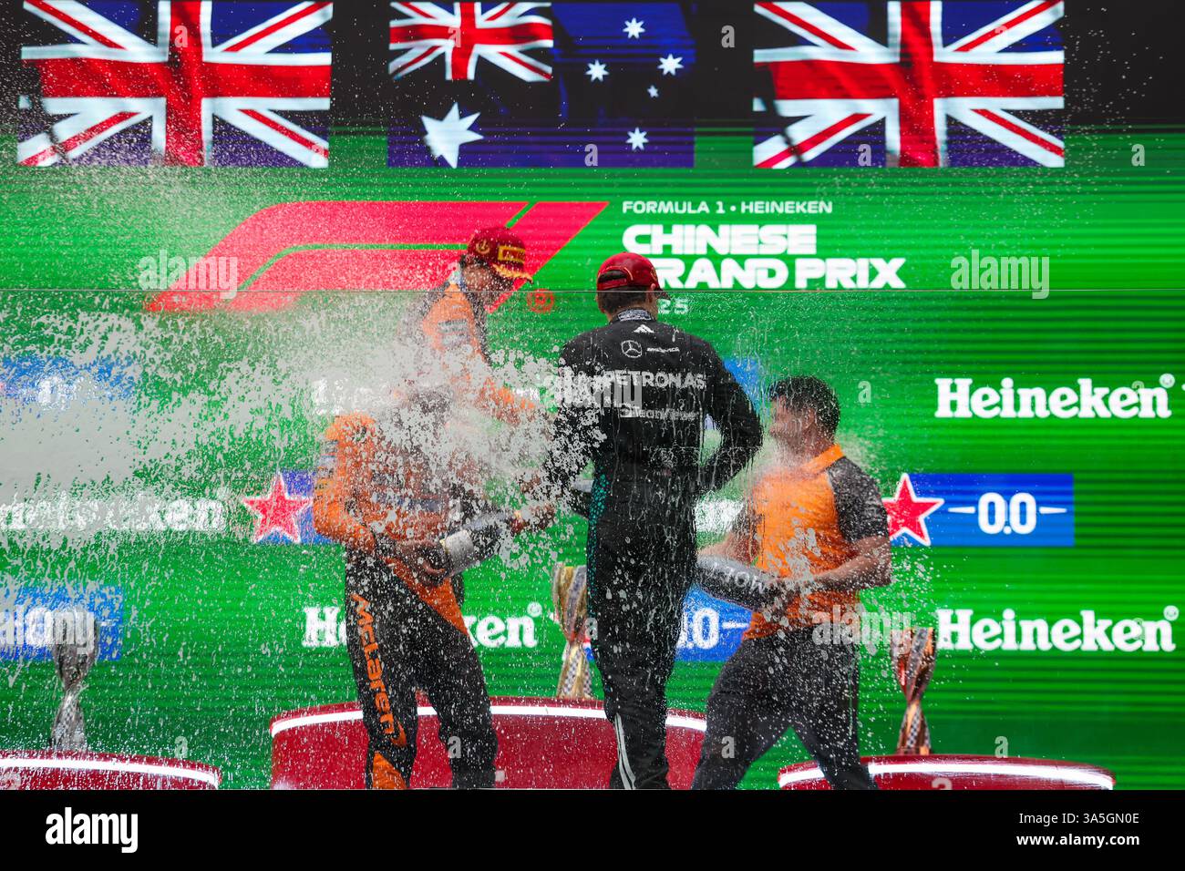 Champagne Podium Celebration during the FORMULA 1 HEINEKEN CHINESE ...