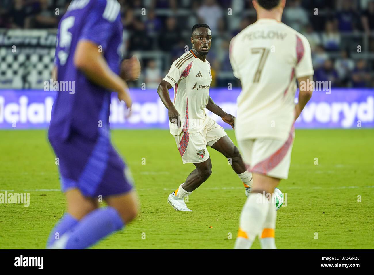Orlando, Florida, USA, March 22, 2025, DC United midfielder Boris Enow ...