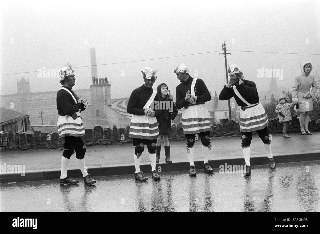 Bacup Coconut Dancers. Bacup, Lancashire UK 1970s. Easter Saturday ...