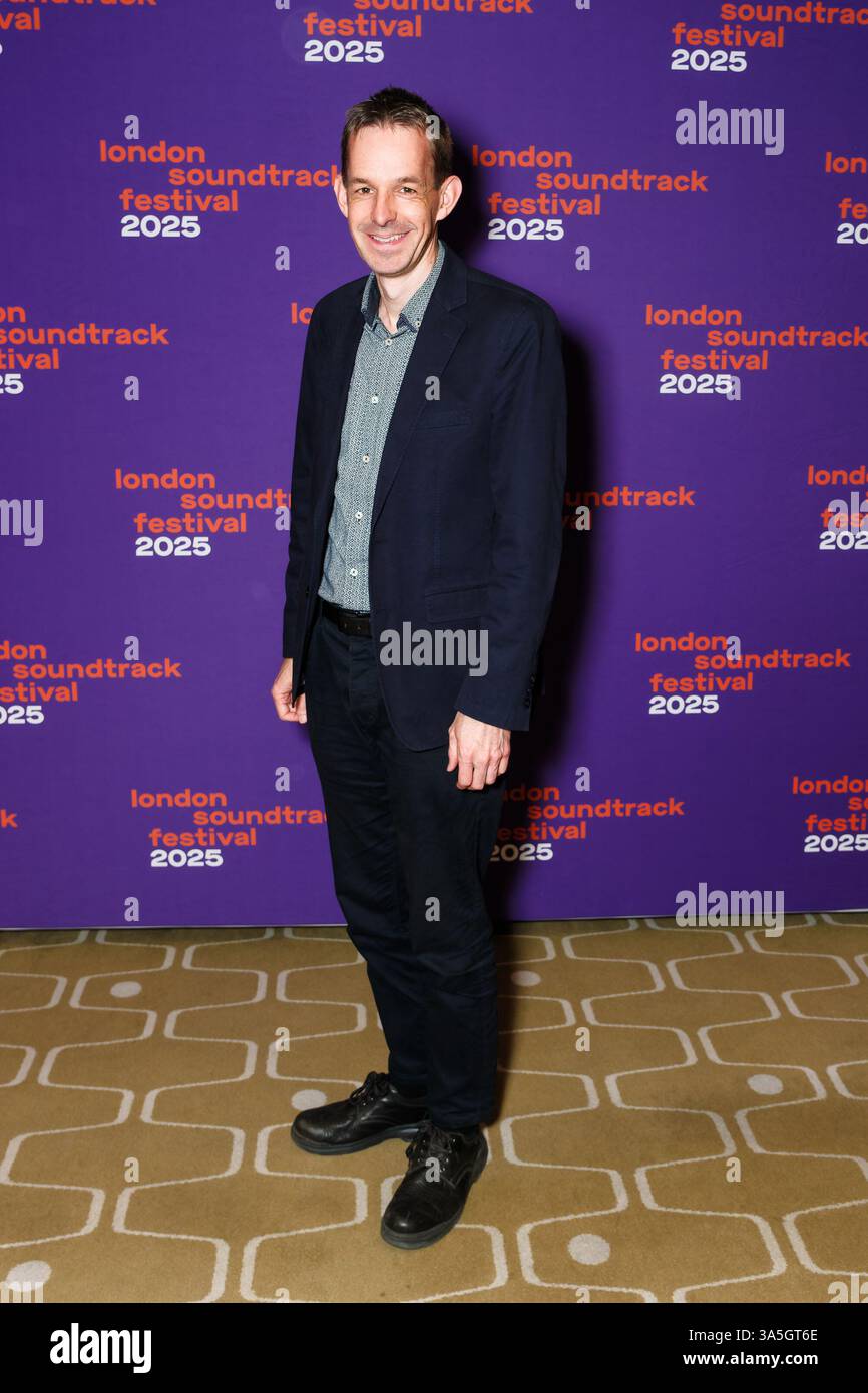 London, UK. 22nd Mar, 2025. Iain Farrington photographed at the Ivors ...