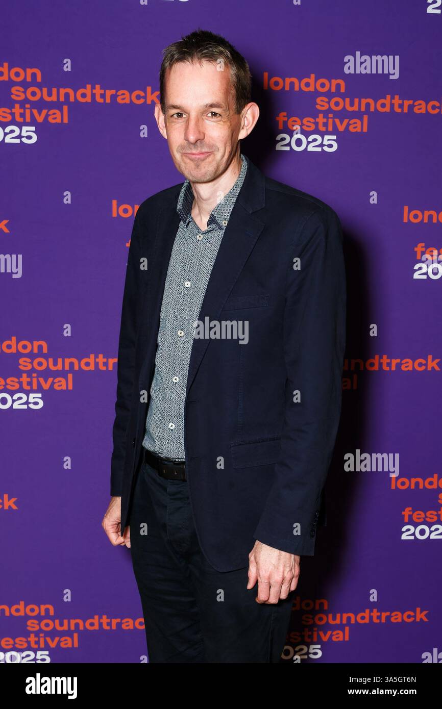 London, UK. 22nd Mar, 2025. Iain Farrington photographed at the Ivors ...