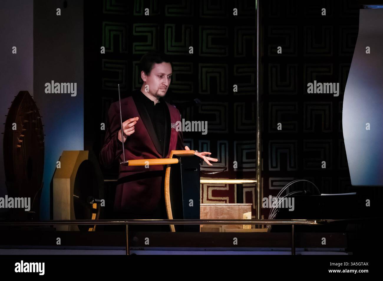 London, UK. 22nd Mar, 2025. Charlie Draper photographed performing ...