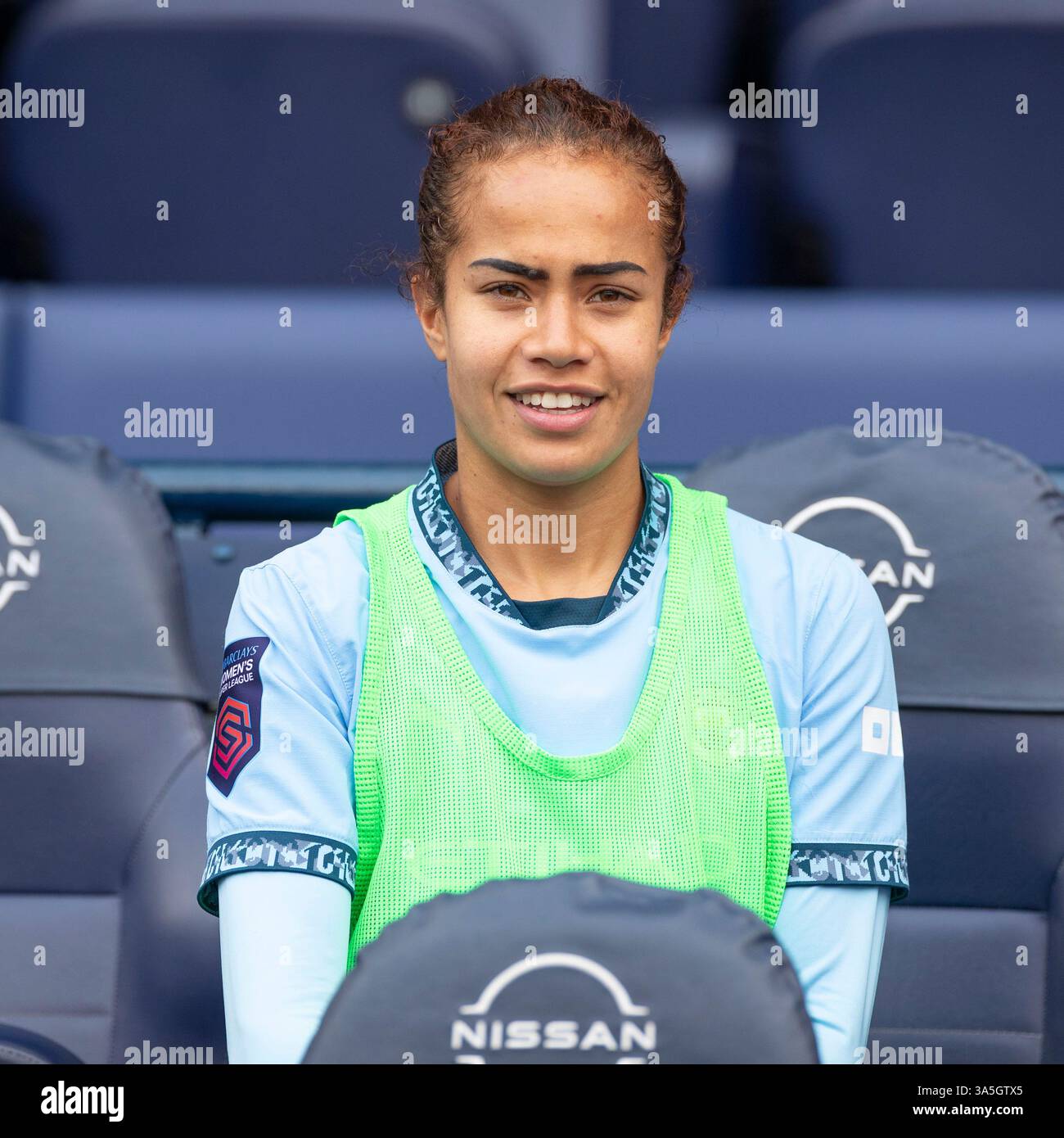 Mary Fowler #8 of Manchester City W.F.C. during the Barclays FA Women's ...
