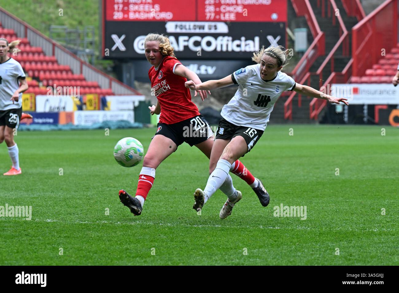 LONDON, UK - 21st March 2025: Mary Bashford of Charlton Athletic Women ...