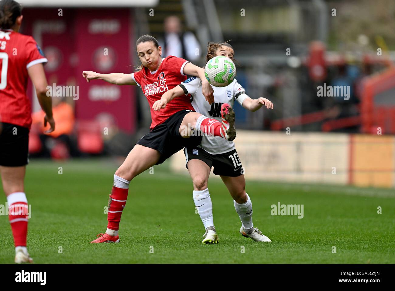 LONDON, UK - 21st March 2025: Kayleigh Barton of Charlton Athletic ...