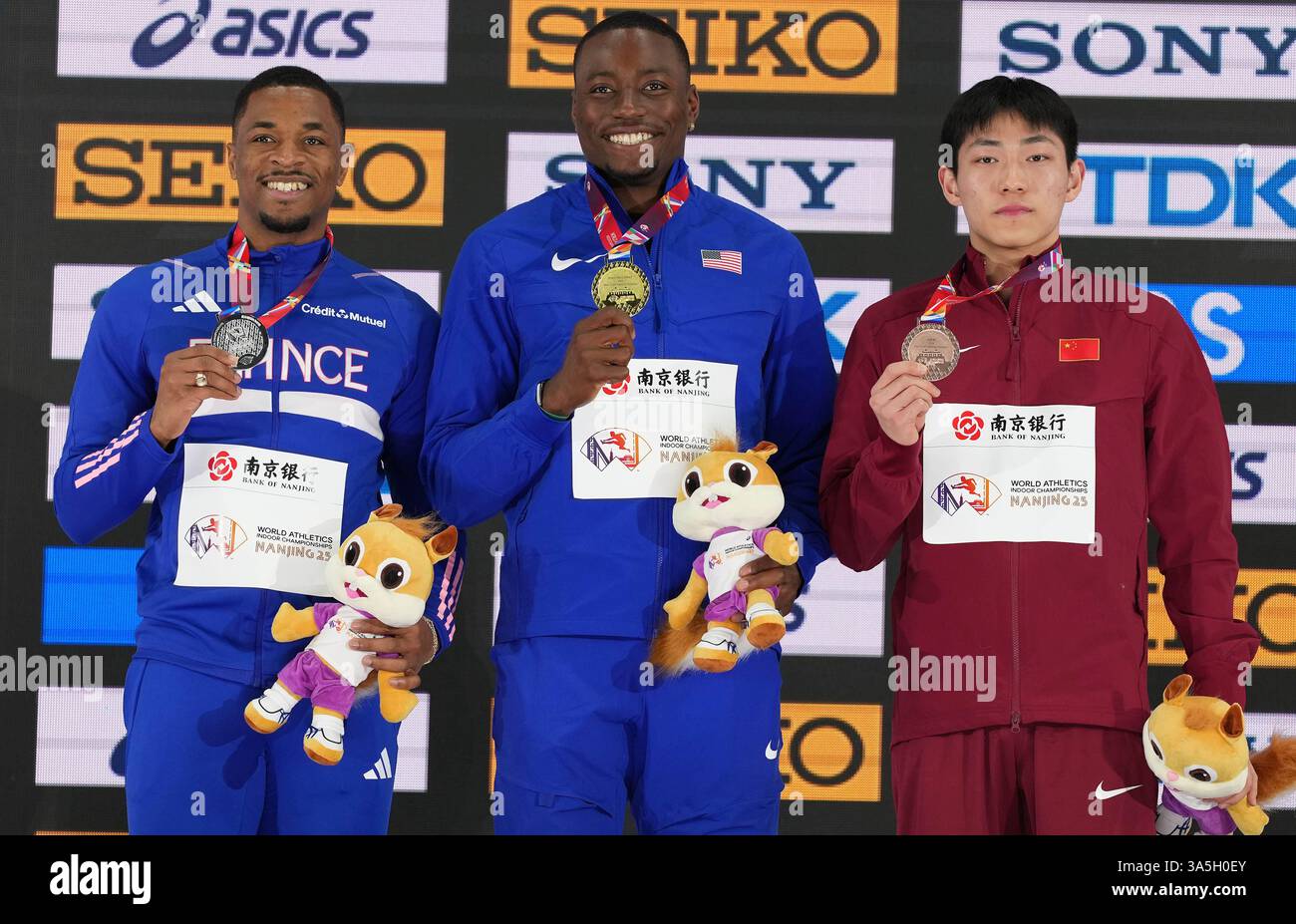 Nanjing, China's Jiangsu Province. 23rd Mar, 2025. (L-R) Silver ...