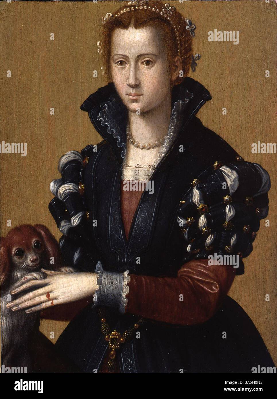 Portrait of Eleonora di Garzia di Toledo (1553-1576), wife of Pietro de ...