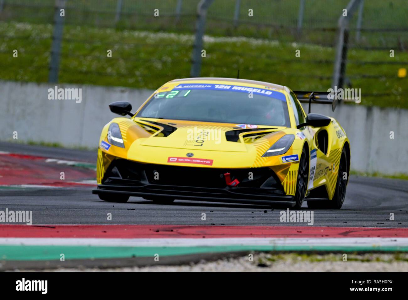 Mugello, Italy. 23rd Mar, 2025. GT4 426 Lotus PB Racing ITA Stefano d ...