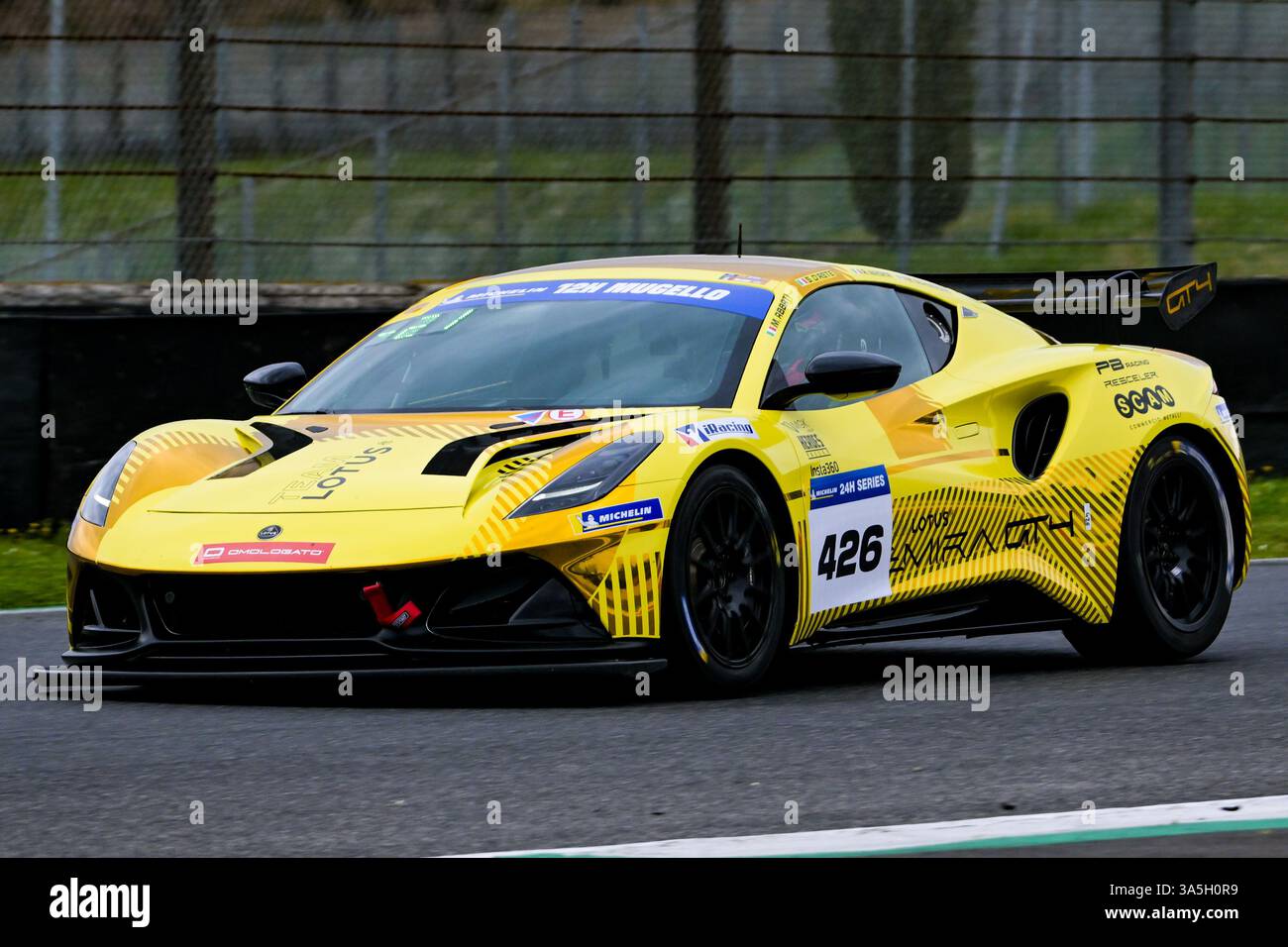 Mugello, Italy. 23rd Mar, 2025. GT4 426 Lotus PB Racing ITA Stefano d ...