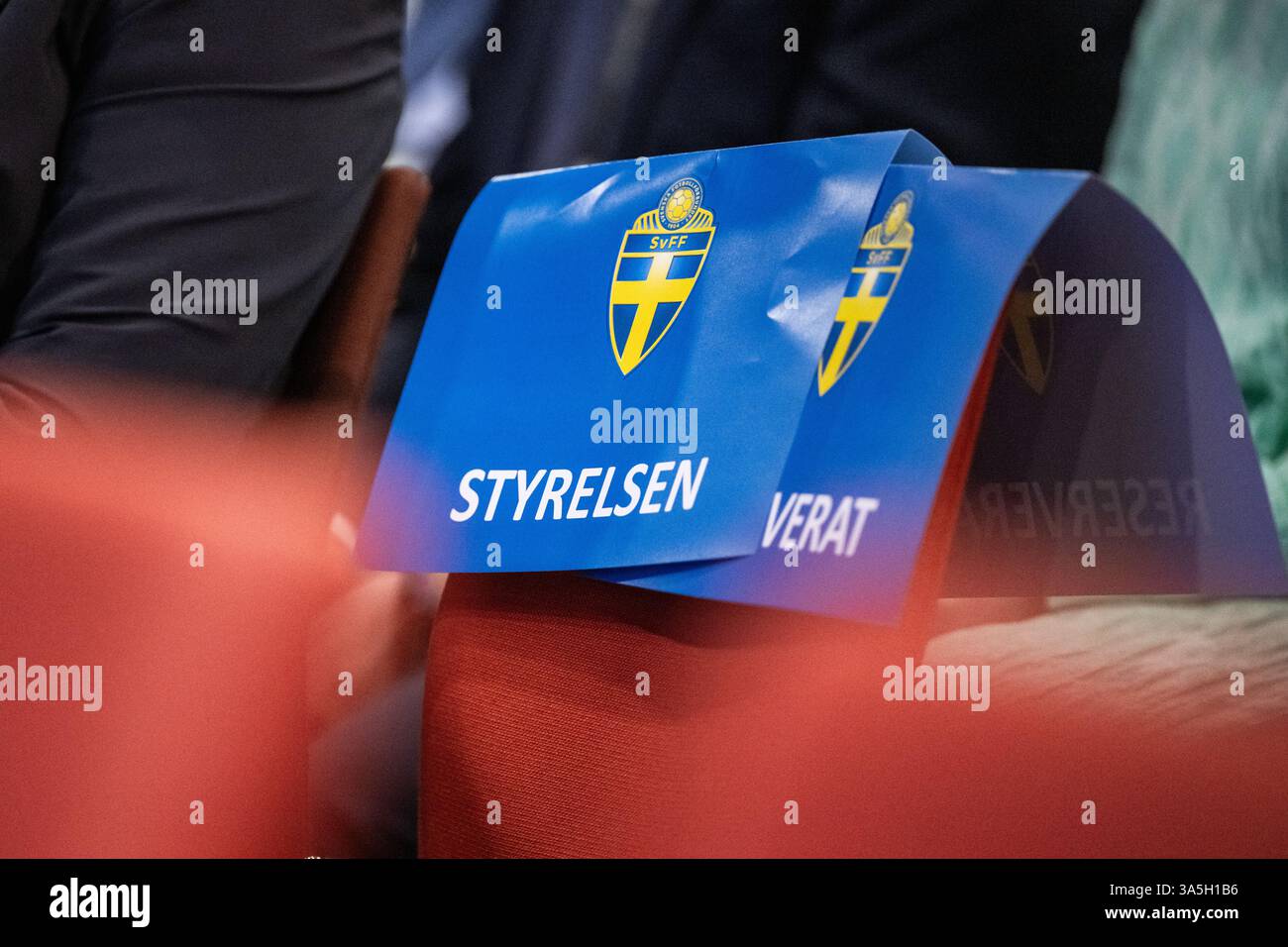 Stockholm, Sverige. 22nd Mar, 2025. 250322 Platser avsedda för ...