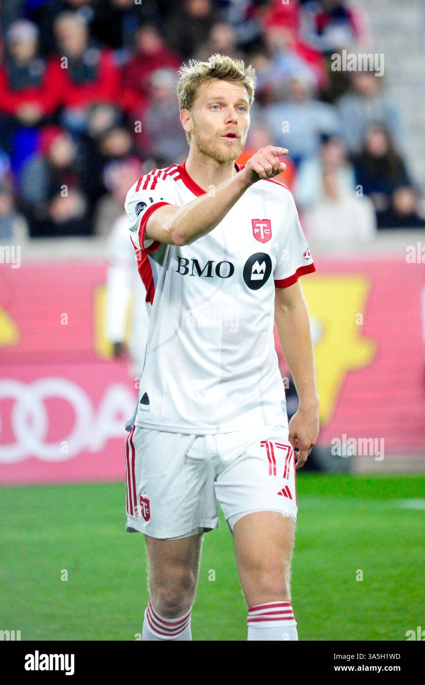 Toronto FC defender Sigurd Rosted (17) during Saturday's match. The New ...